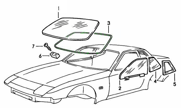 Buy Porsche 924 (1977-1988) Front Screen | Design 911