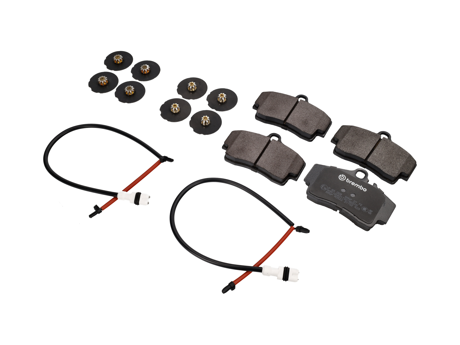 REAR Brake pads KIT. Porsche 996 Carrera C2/4 Brembo - BRAKEPADKIT996.R ...
