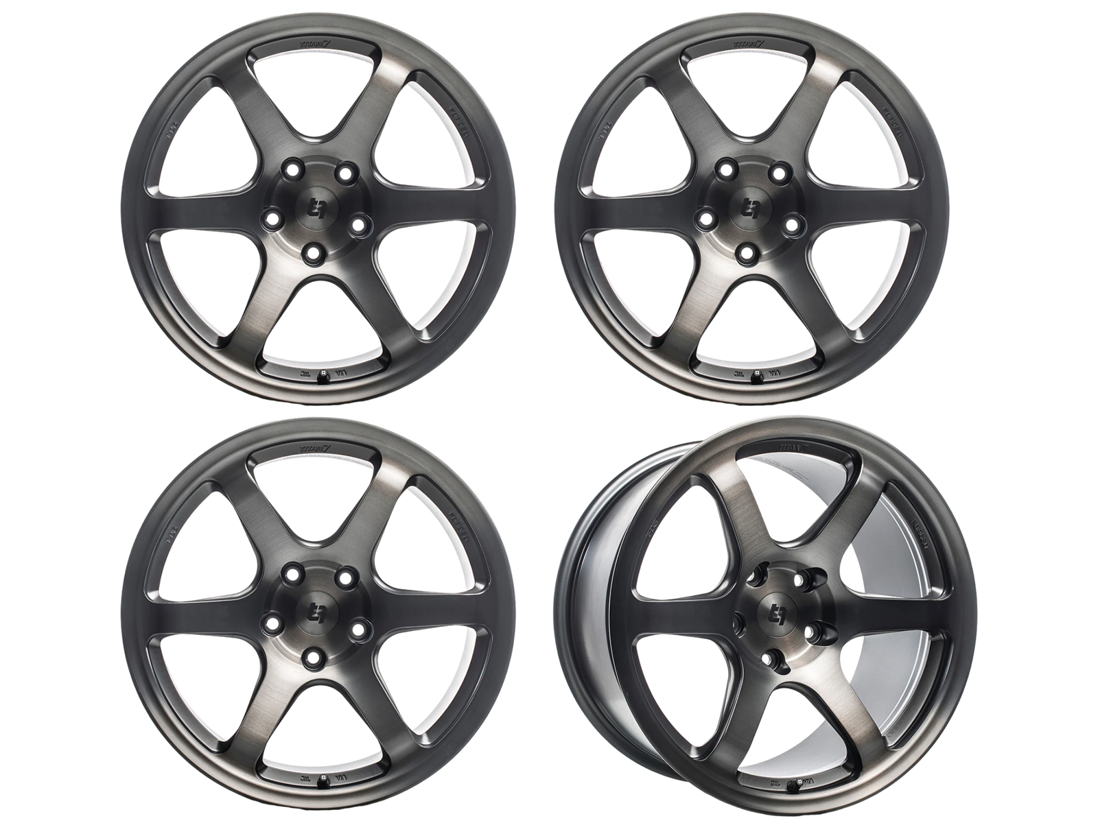 Titan 7 Forged T-D6E 6 Spoke Alloy Wheel Set 21". Porsche 9J1 Taycan ...