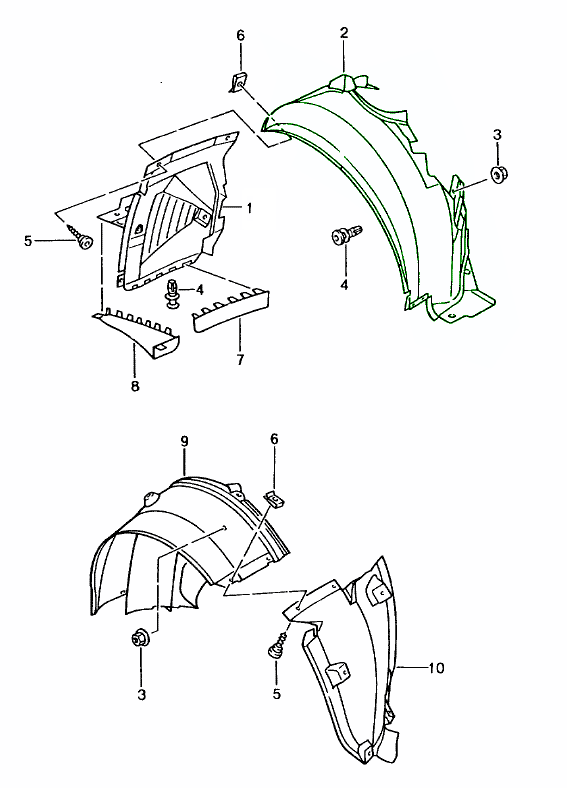 Genuine Porsche & Reproduction Wheel Arch Liners & Covers | OEM ...