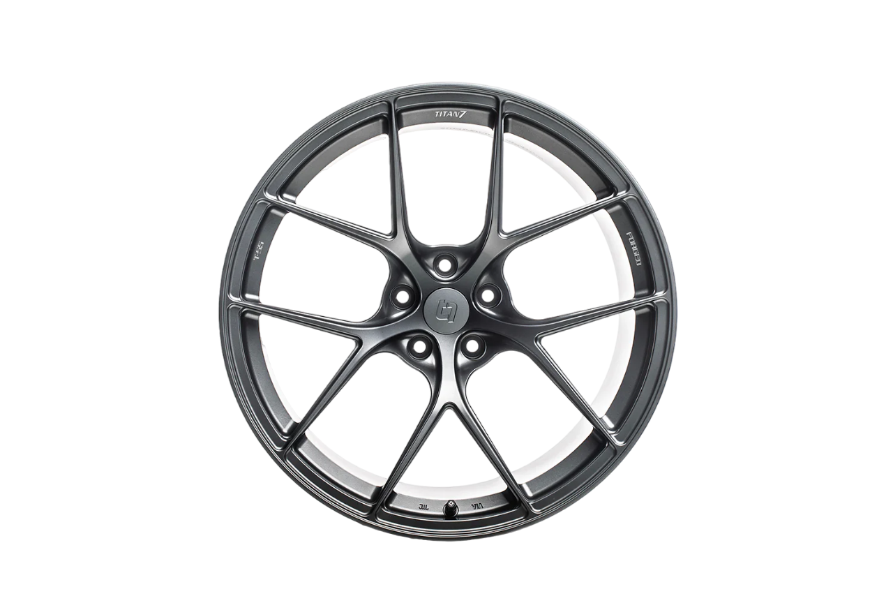 Titan 7 Forged T-S5 Split 5 Spoke Alloy Wheel Set Satin Titanium 19 ...