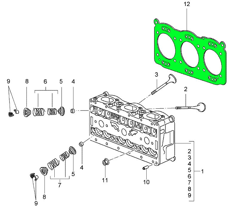 Cylinder Head / Camshaft Carrier | Design 911