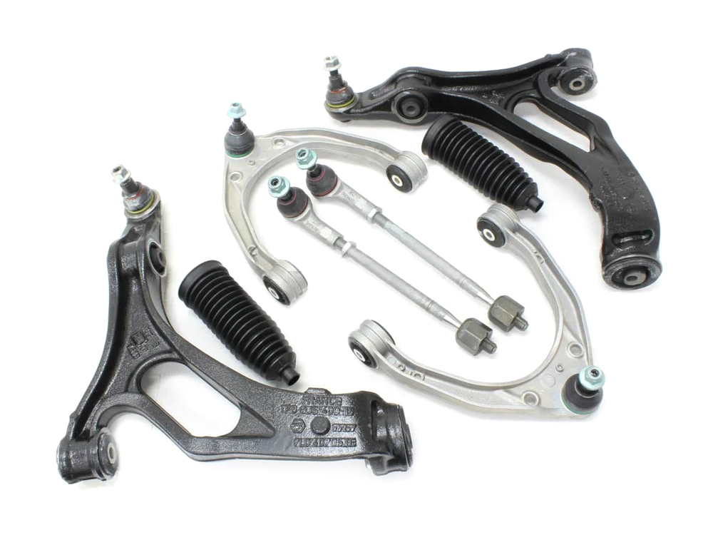 Suspension control arms + Track rods joints & bellows. Porsche Cayenne ...