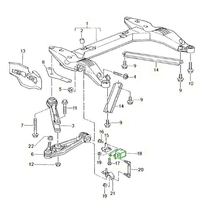 Headlamp levelling sensor for cars with Xenon lights 99763112100 ...