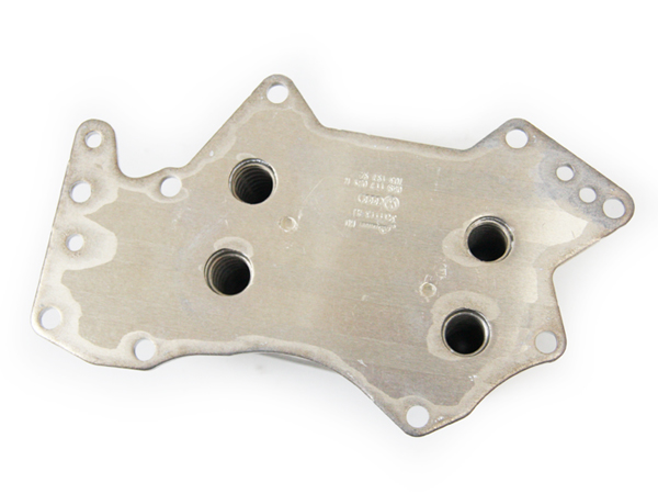 Porsche 957 958 Cayenne Radiator oil cooler on engine 95510727100 ...