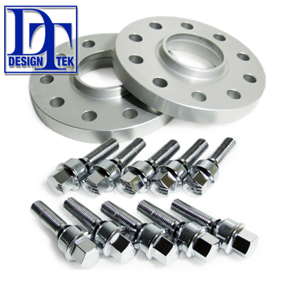 Wheel Spacers 12mm for Porsche 5/130 stud Pattern with long bolts ...