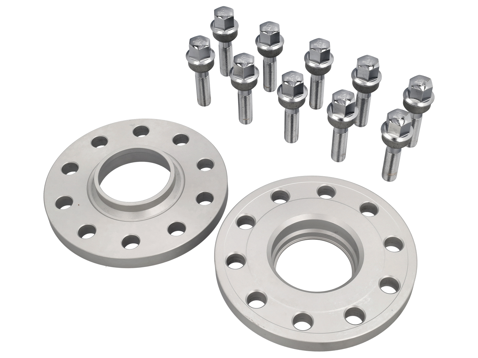 Wheel Spacers 12mm for Porsche 5/130 stud Pattern with long bolts ...