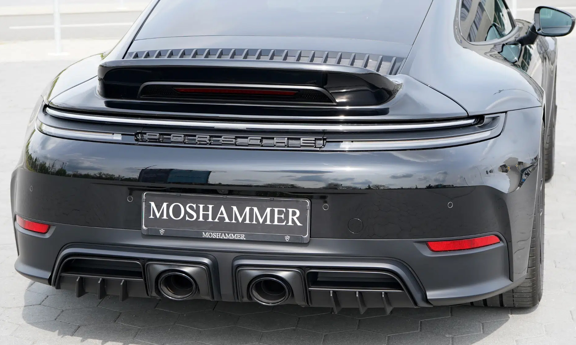 Moshammer Rear Diffuser GT EVO. Porsche 992.2 GTS - P992.42.3042 ...