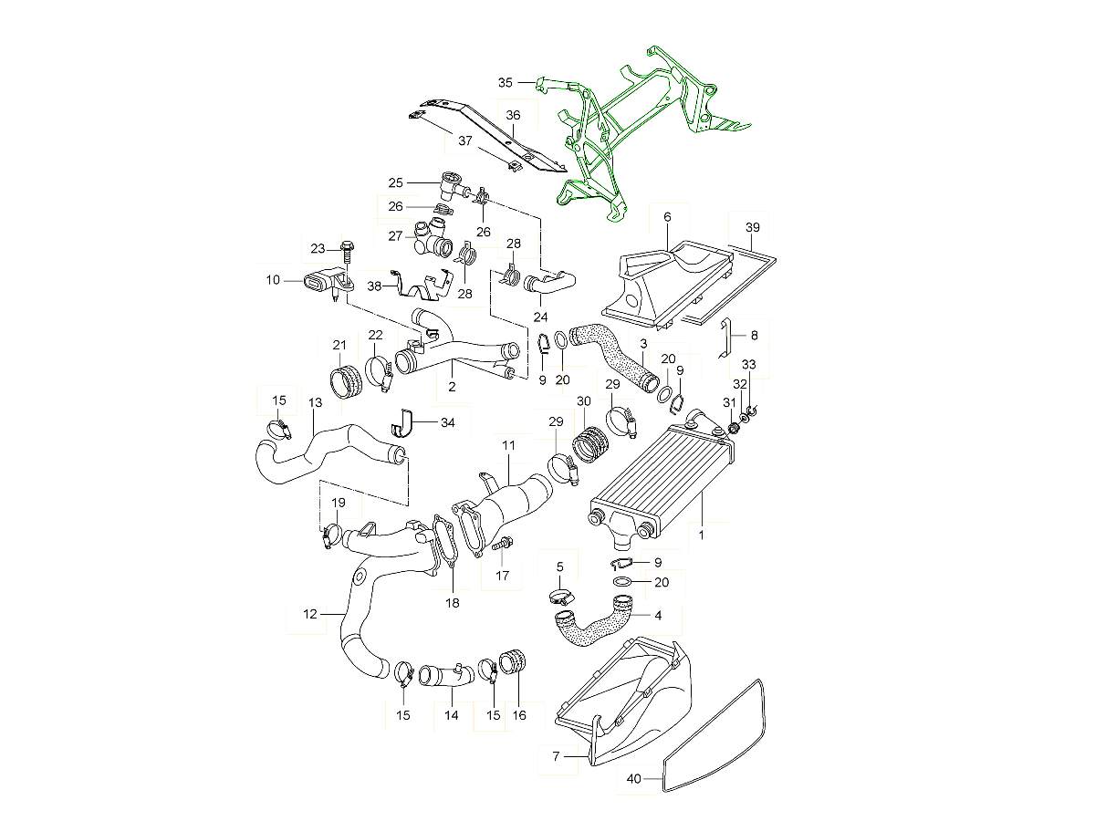 Buy Porsche 996 (911) (1997-2005) 996 TURBO 2000-05 Turbo Chargers ...