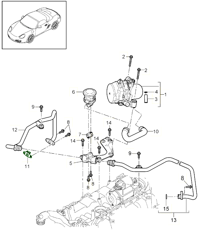 Porsche Air Inlet Engine Gaskets | Precision Intake Seals – Design911 ...