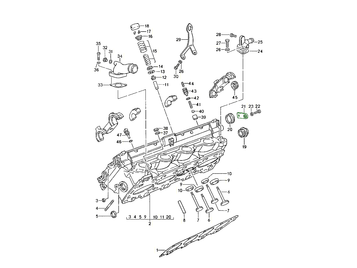 Porsche 968 944 928 Retainer for Cylinder head plug 92810520500 ...