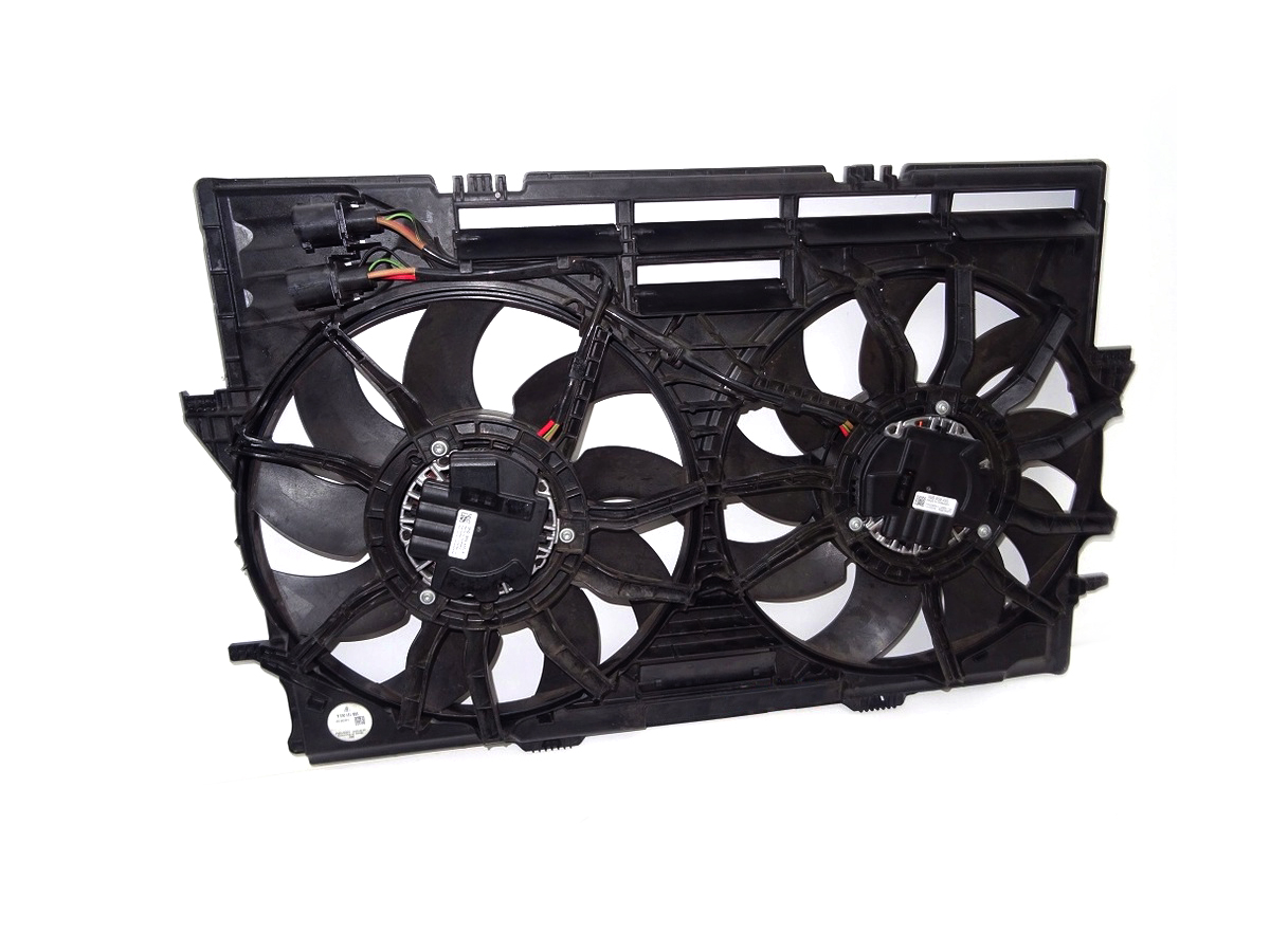 Water radiator fan with cowling Porsche 95B Macan 95B121003E ...