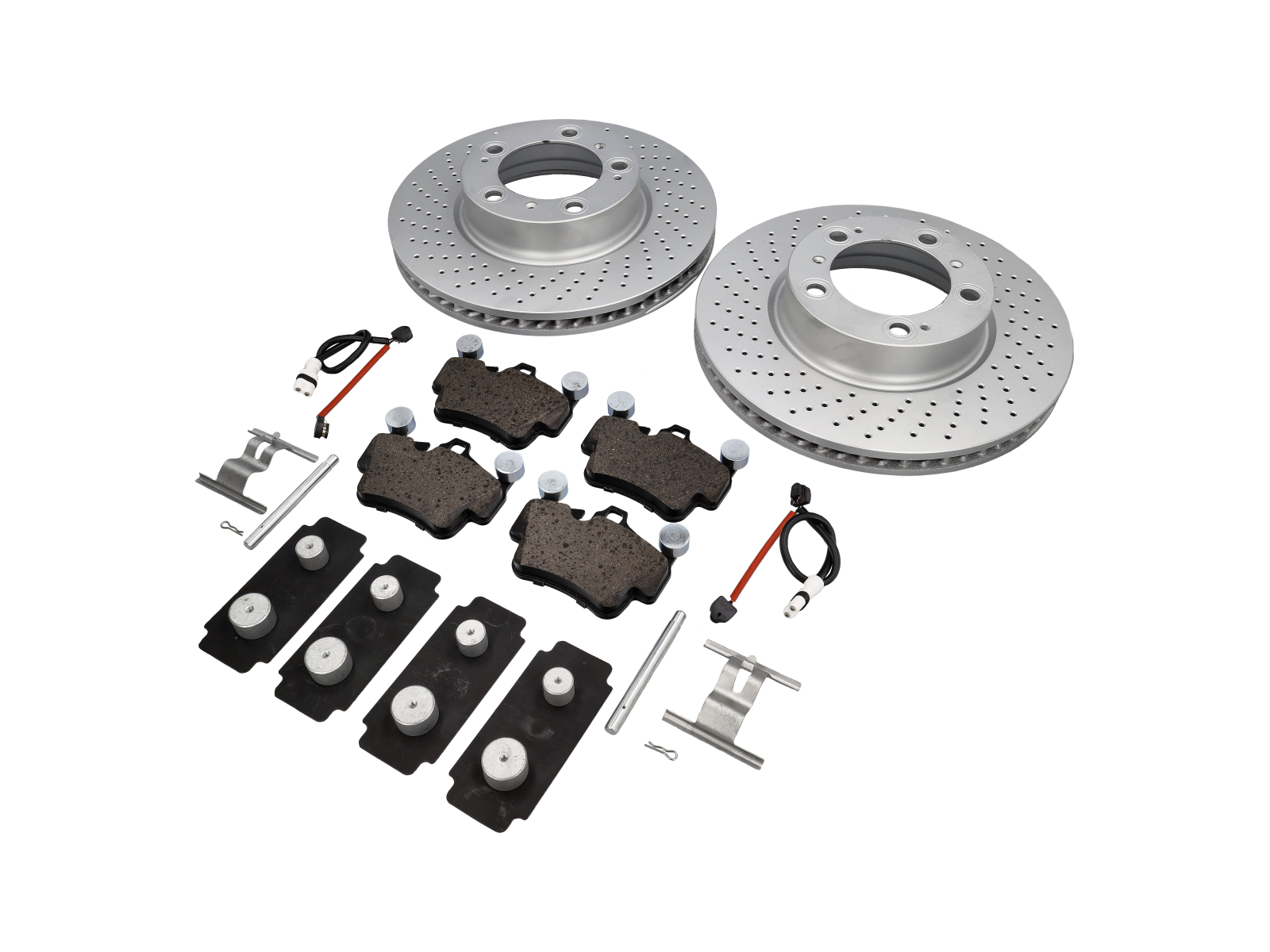 FRONT Brake Pads and Brake Disc Package. Porsche 997 C2 ABS ...