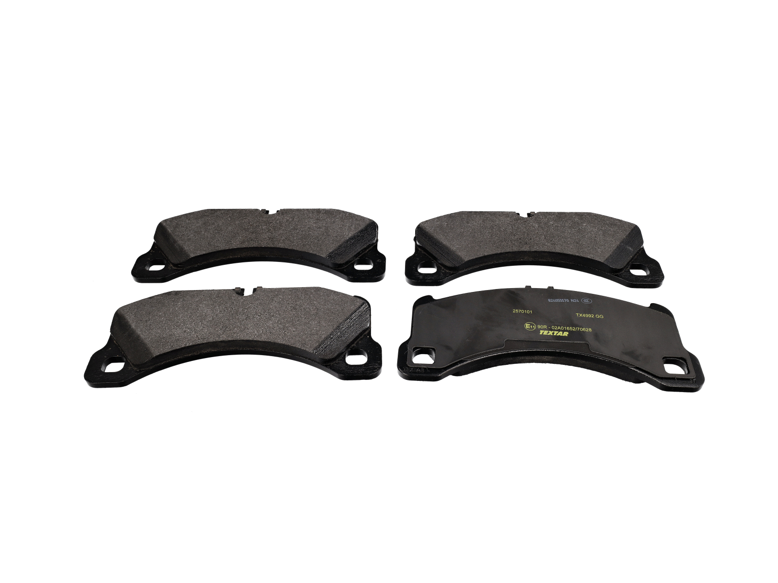 TEXTAR 2570101 Porsche 971698151AD / 95B698151E / 95B698151K Brake pads ...