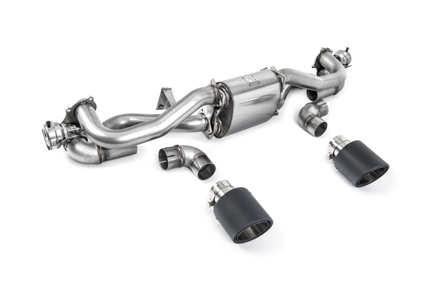 Milltek Sports Exhaust From GPF Backwards And Carbon Jet Trims. Porsche ...