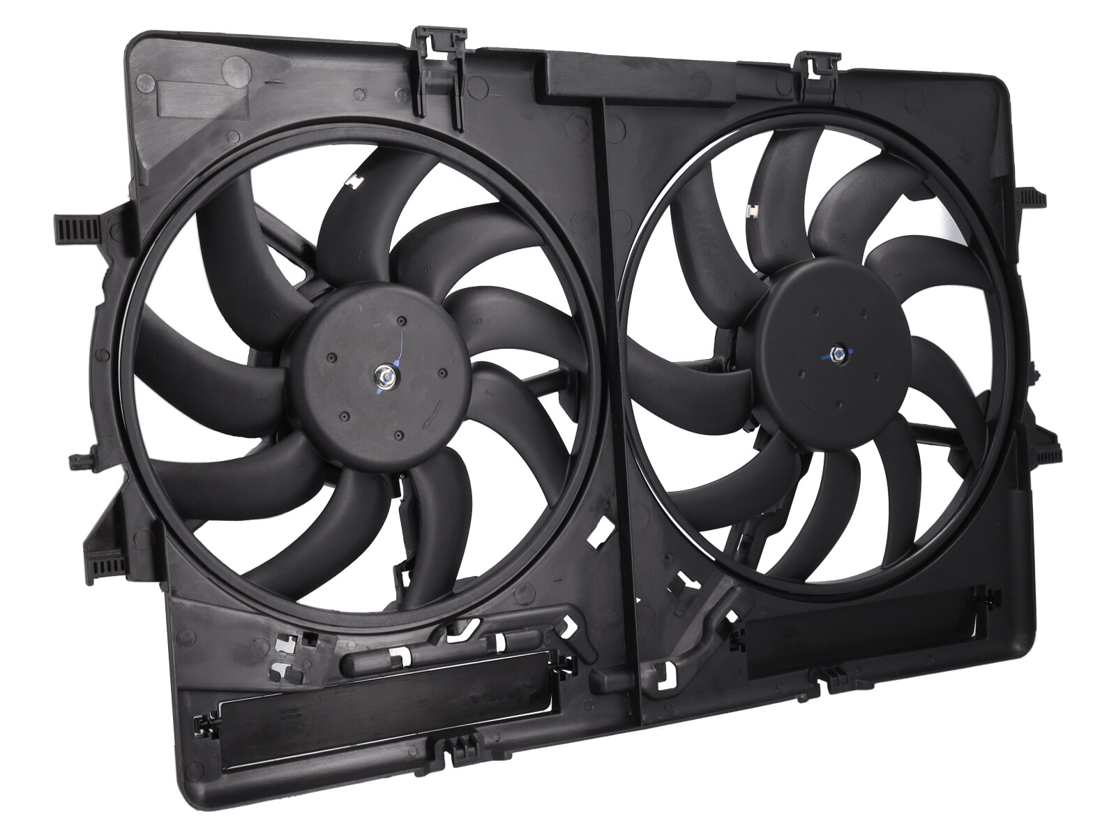 Water radiator fans with cowling. Porsche 95B Macan 2.0L 9A712100315 ...