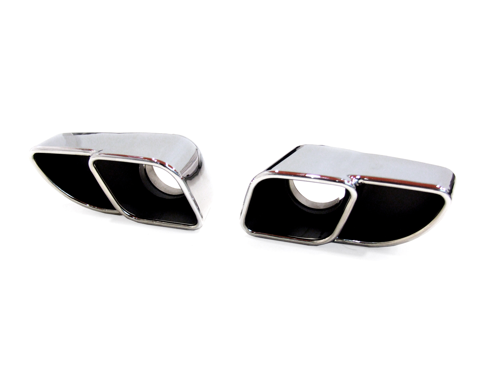 DesignTek Exhaust tail pipes twin square design for Porsche 997 Turbo ...