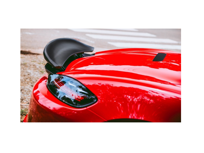 Porsche 718 Boxster PS10B07-CF Rear spoiler Carbon - J718BRS-C | Design 911
