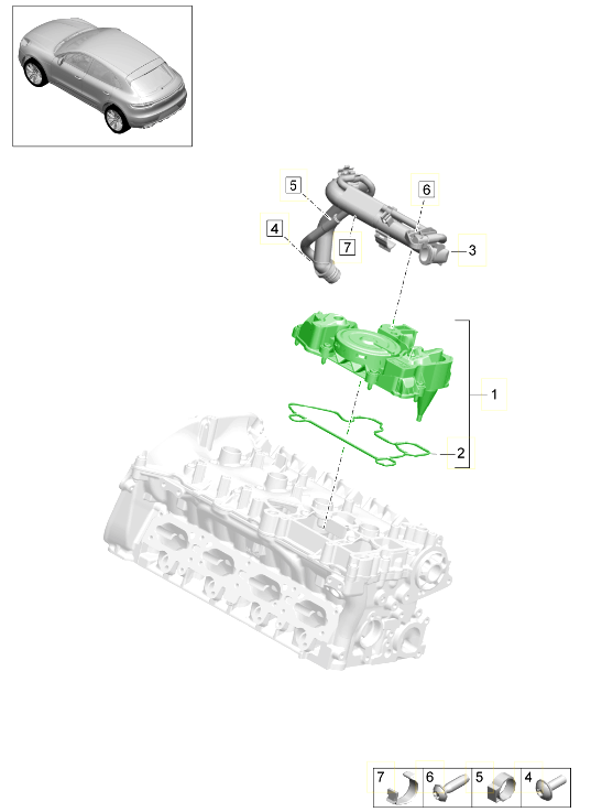 Porsche Macan Oil separator PAC103495 - PAC103495/1 | Design 911