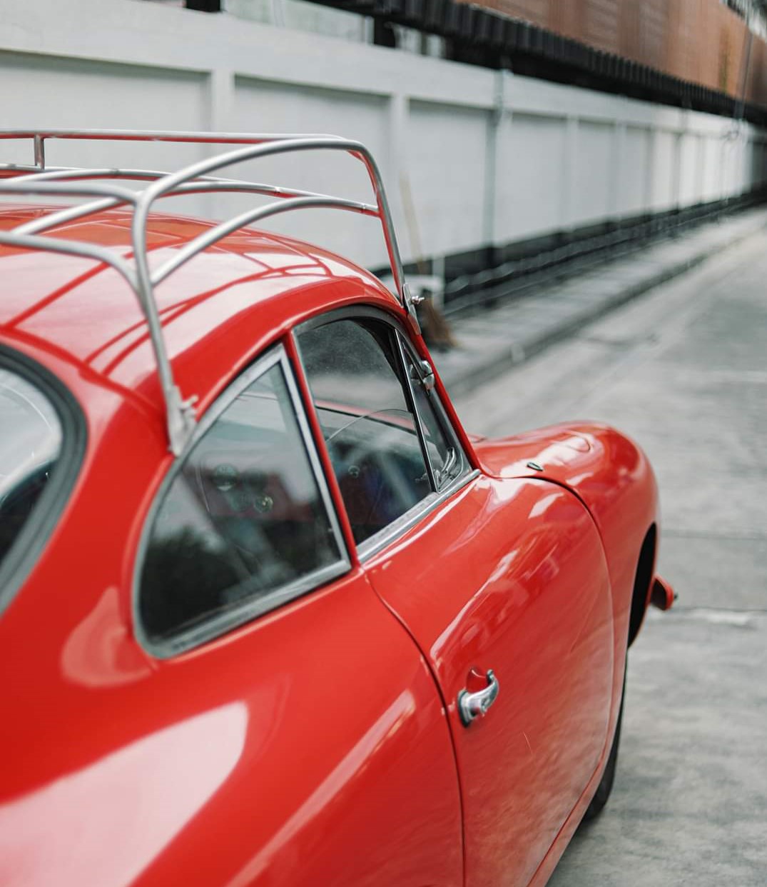 Luggage roof rack stainless steel. Porsche 356C - 000044356 | Design 911