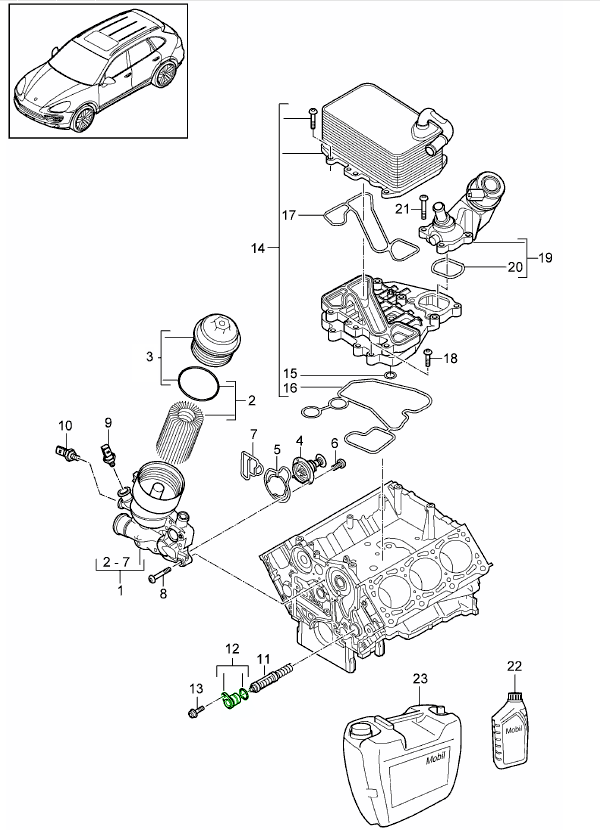 Porsche Oil Thermostats | Engine Oil Temperature Control Parts ...