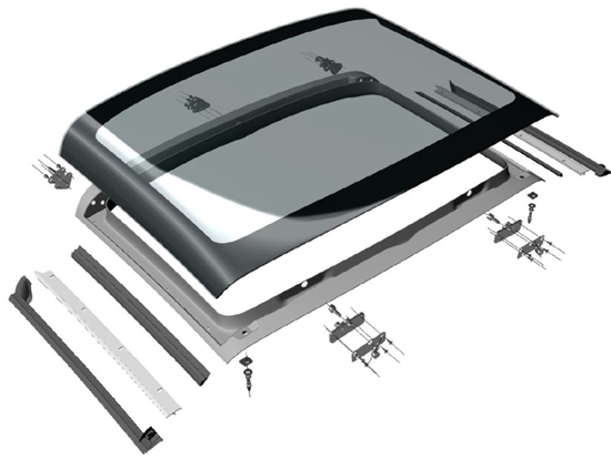 Transparent Targa Roof for Porsche 911 Targa (1965-1984) Carbon Version ...