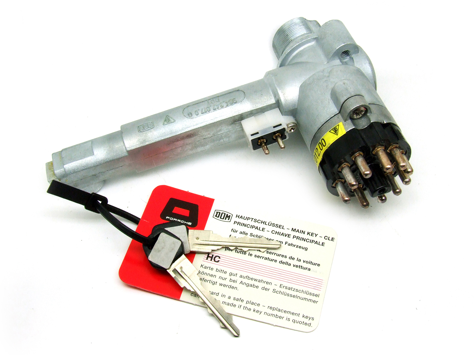 Ignition starter / steering lock. Porsche 911 / 964 / 944 91161301100 ...