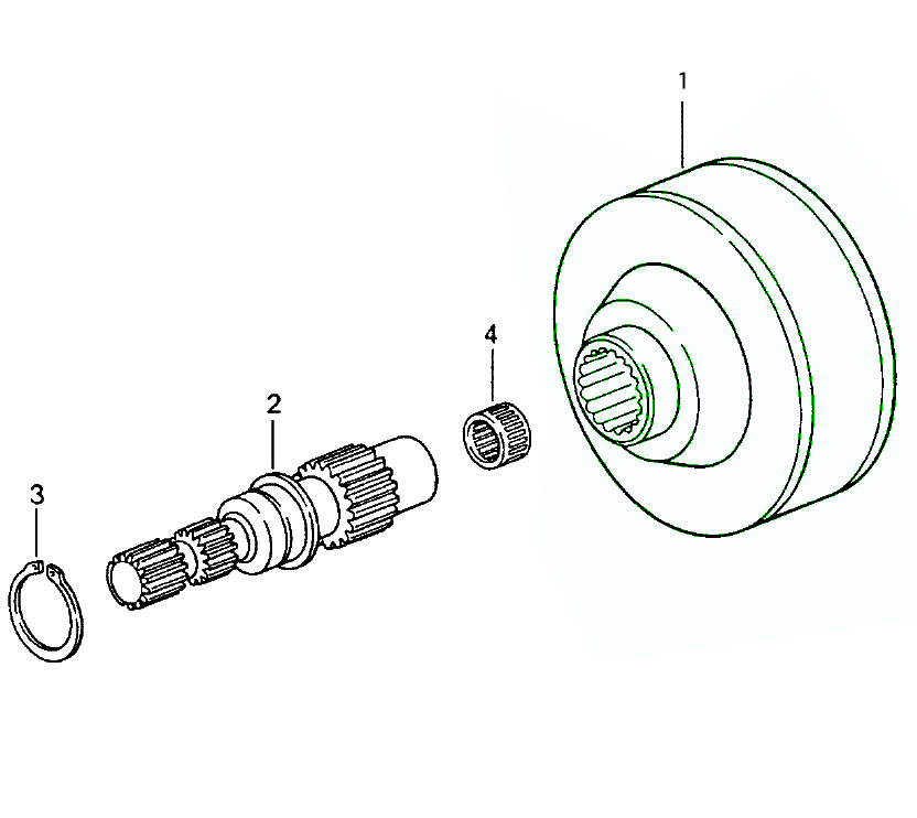 Porsche 993 Viscous clutch 96433902101 - 96433902101 | Design 911