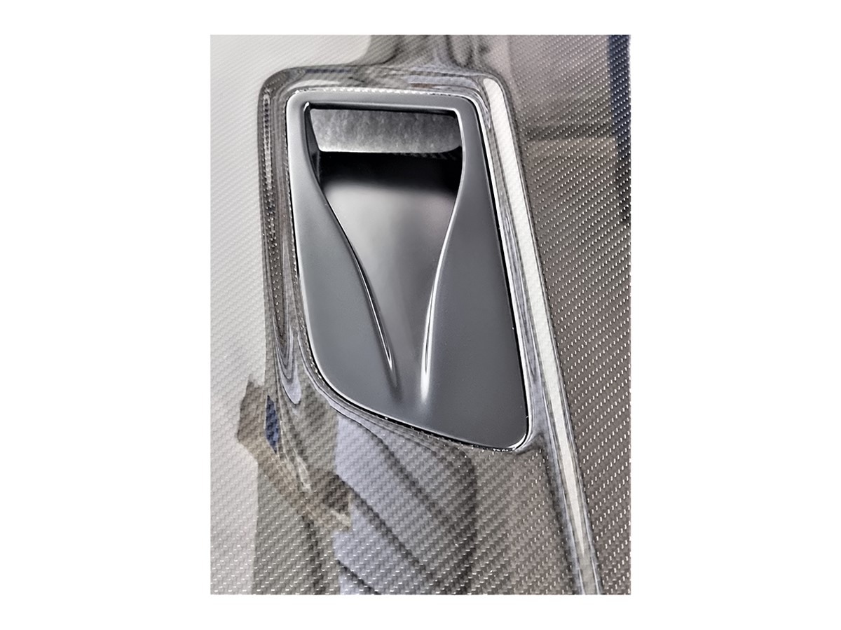 Front bonnet hood with naca air vents, carbon fibre. Porsche 991 / 981 ...