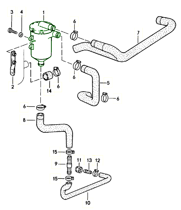 Porsche 911 Oil separator 93010732101 - 93010732101 | Design 911