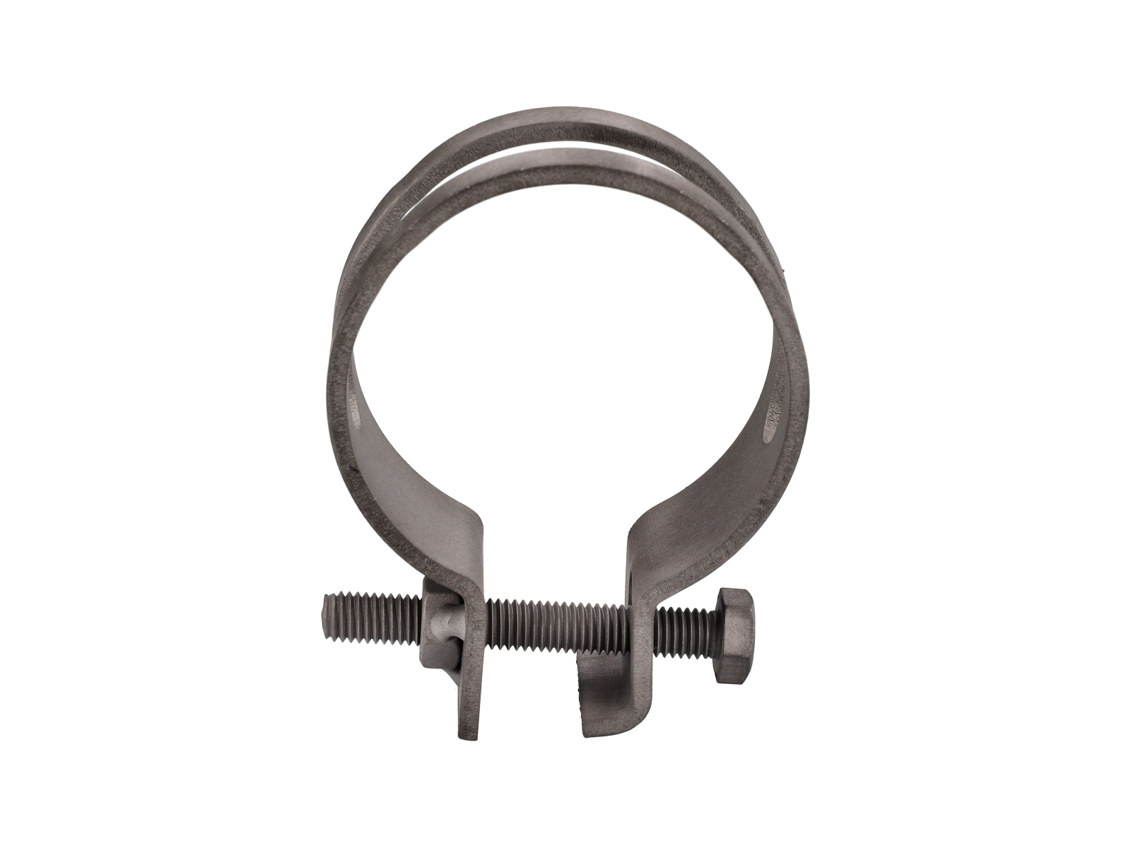 Exhaust clamp in titanium for catalyst pipe. Porsche 996 Carrera / 996 ...