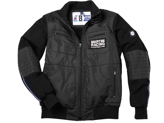 Porsche Men’s nylon mix jacket – MARTINI RACING Collection ...