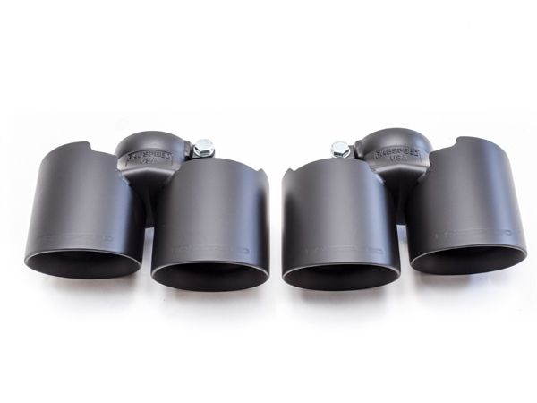 Posche 997 Exhaust Deluxe Quad-Style Tail Pipes FSPOR9972QDTB ...