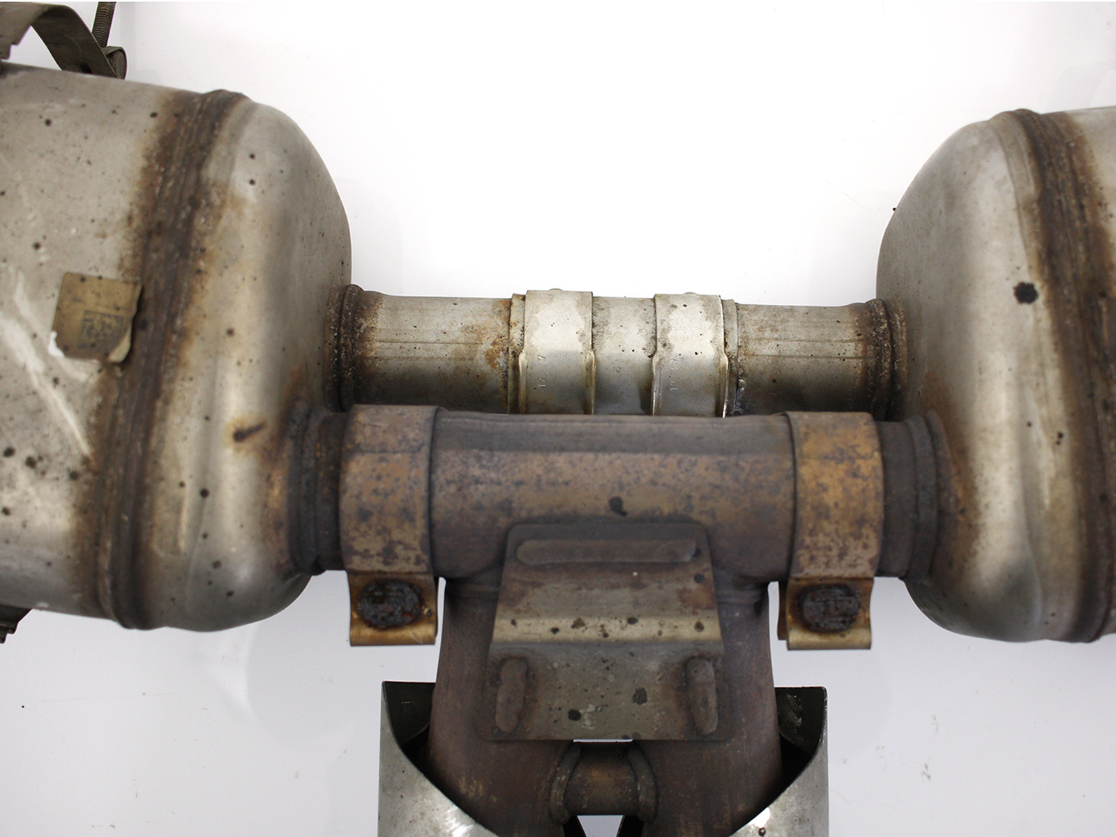 Used Exhaust muffler left and side with tailpipe. Porsche 718 Boxster ...