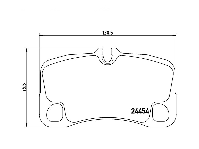 BREMBO P65022 Porsche 99735294905 Brake pads Rear for Porsche 997 MKII ...