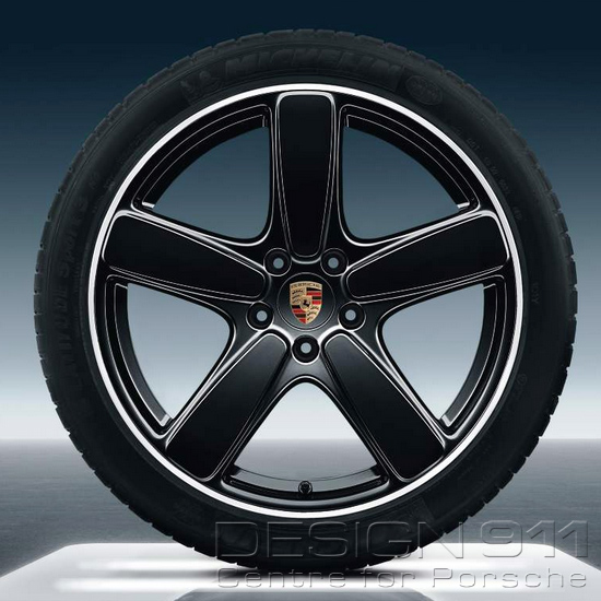 21" Cayenne Sport Classic Black Summer Alloy Wheels & Tyres Original ...