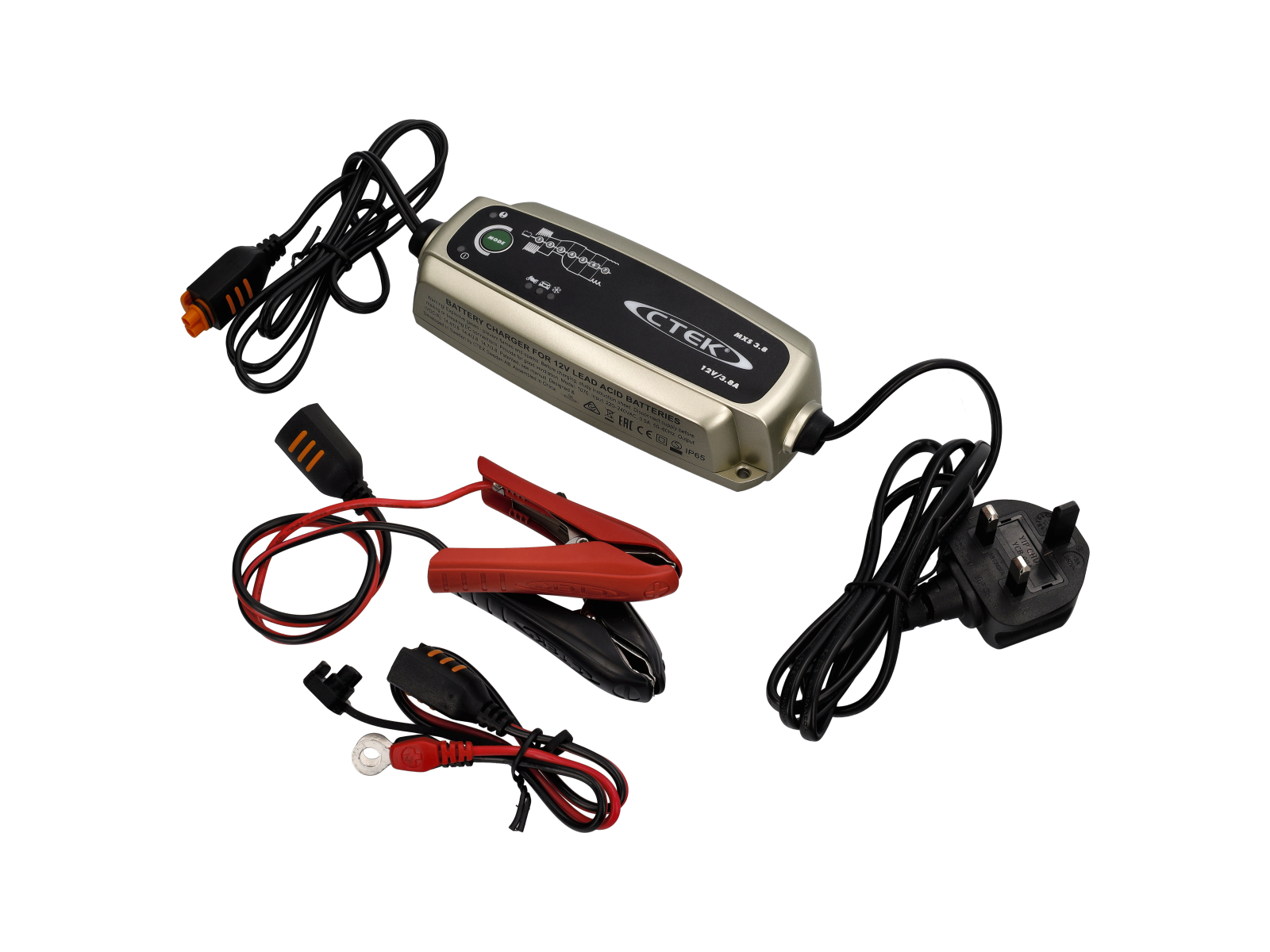 CTEK 56-972 MXS 3.8 Smart battery conditioner / charger - 56-972 ...