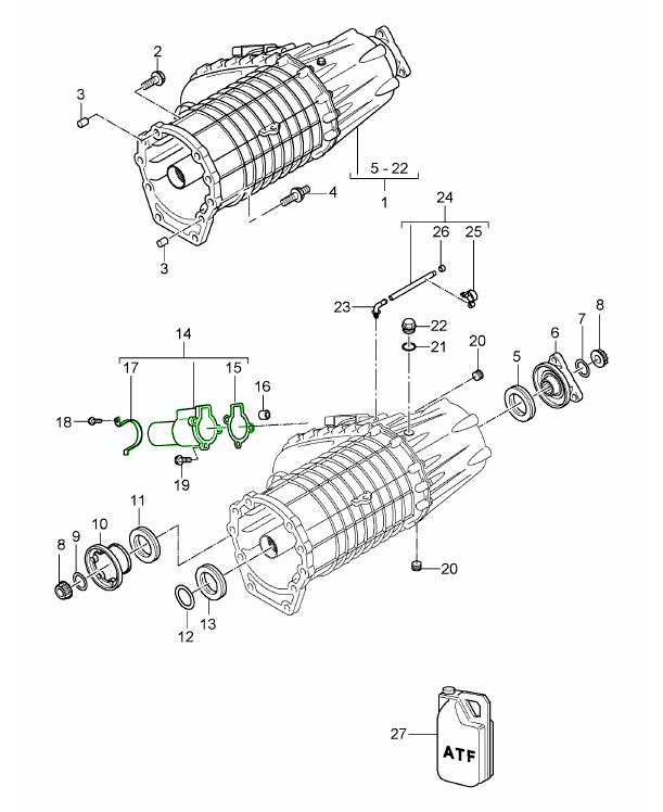 Transfer Box & parts | Design 911