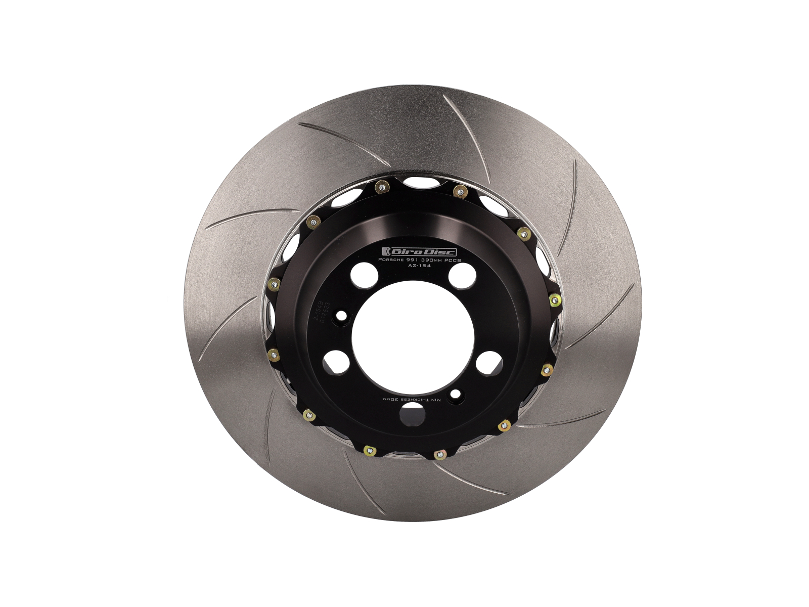 Brake Disc / Rotor Slotted 2-pc FRONT 996 C4S / 997.1 C2S C4S - A2 ...