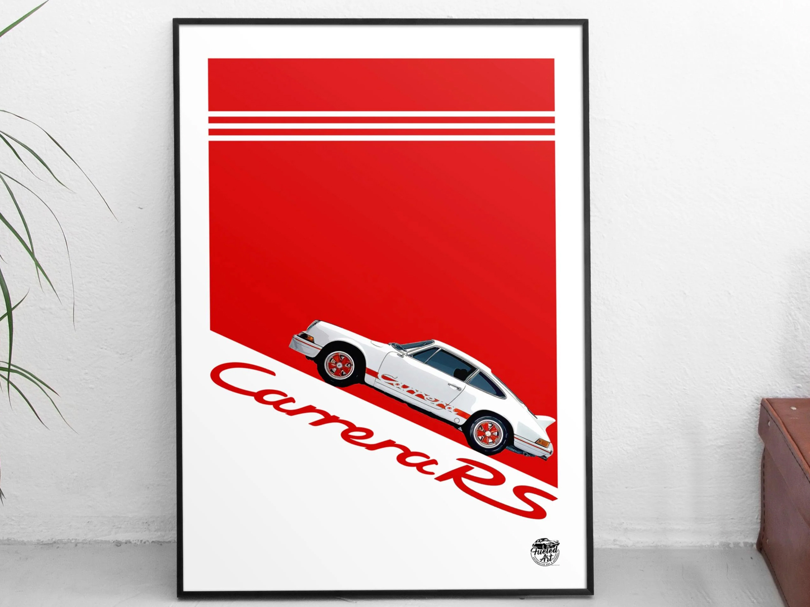 Porsche 911 Carrera 2.7 RS poster in Black frame Fueled.Art ...