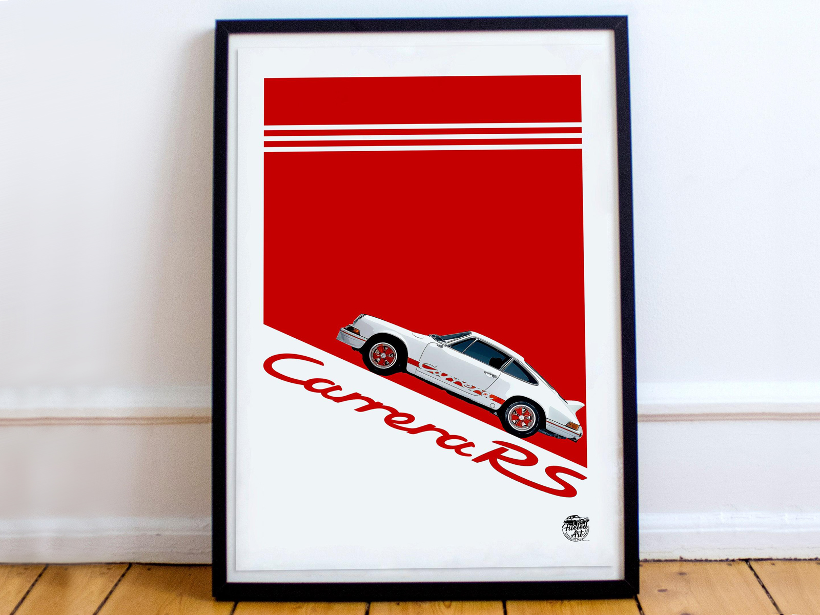 Porsche 911 Carrera 2.7 RS poster in Black frame Fueled.Art ...