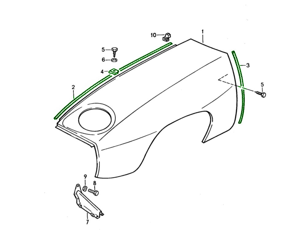 Ribbon seal for panel work - 5 metre roll 00004312900 - 00004312900 ...