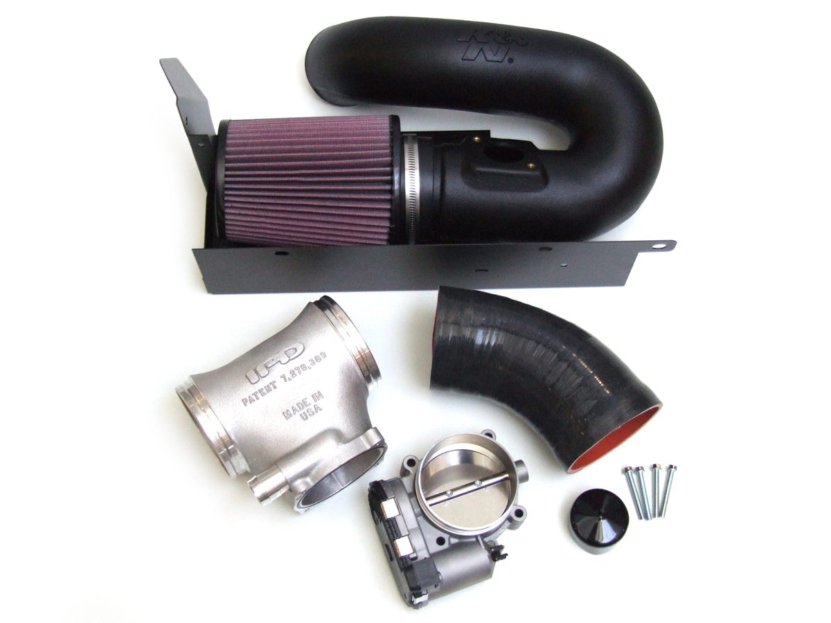 Aluminum Intake Plenum + 82MM Throttle Body + Induction Kit Porsche 996 ...