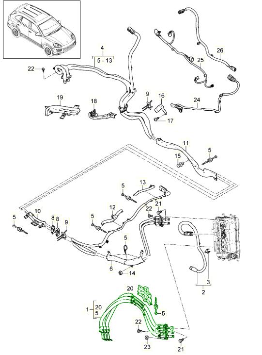 Porsche Wiring Harnesses | Genuine & Manufacturer-Quality Electrical ...