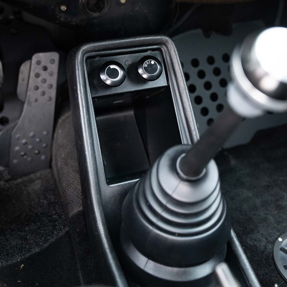 Rennline billet aluminium A/C fan speed control knob. Porsche 911 1974 ...