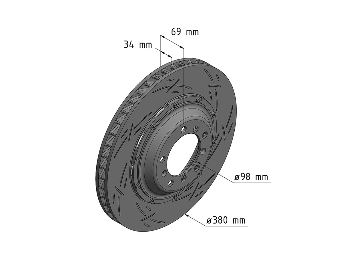 Buy Porsche 997 (911) MK1 2005-2008 Formula:R Racing Brake Disc ...