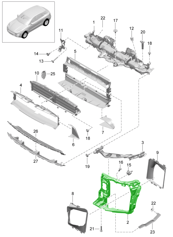 Original Porsche Part - 95B805295 | Design 911