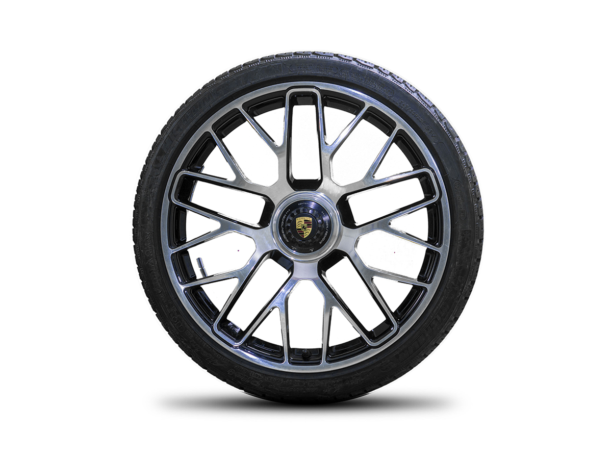 20" 991 Turbo Alloy Wheels & Tyres Original Porsche 99104460154 ...
