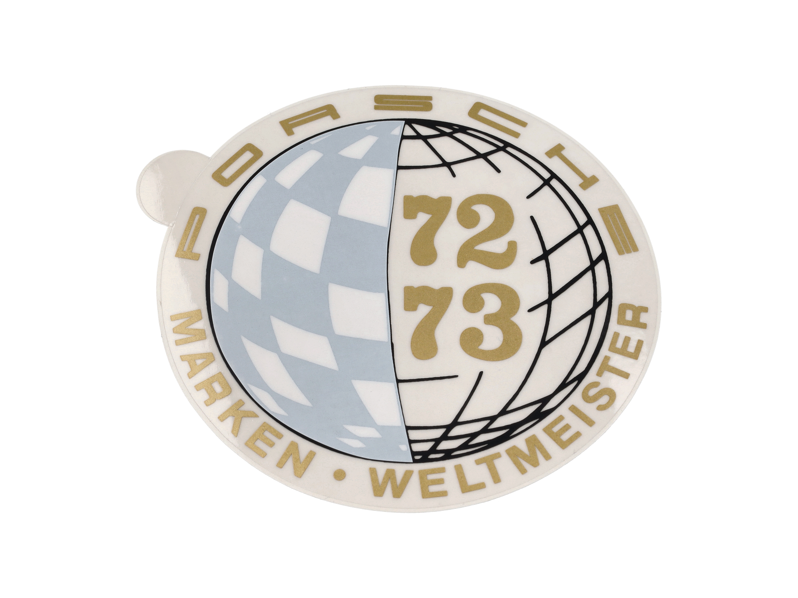 World Champion 1972 1973 Window Sticker 91170110304 - 91170110304 ...