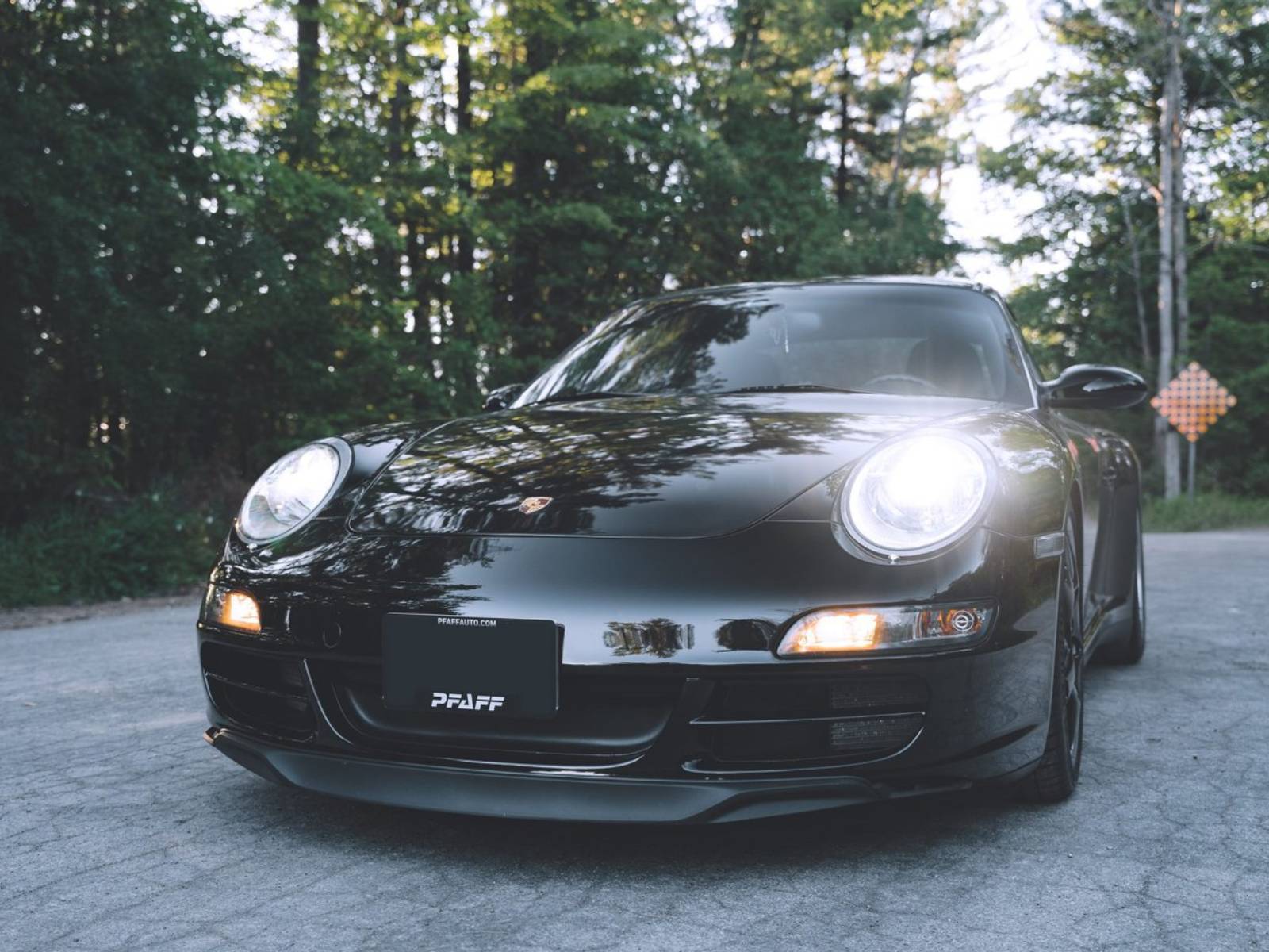 Adaptor kit B with front spoiler 991.1 to 997. Porsche 997.1 ...